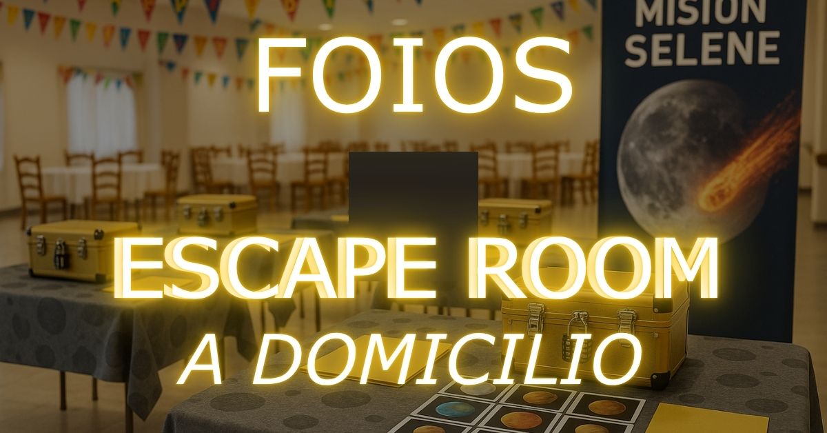 Cumpleaños en FOIOS con nuestro escape room a domicilio